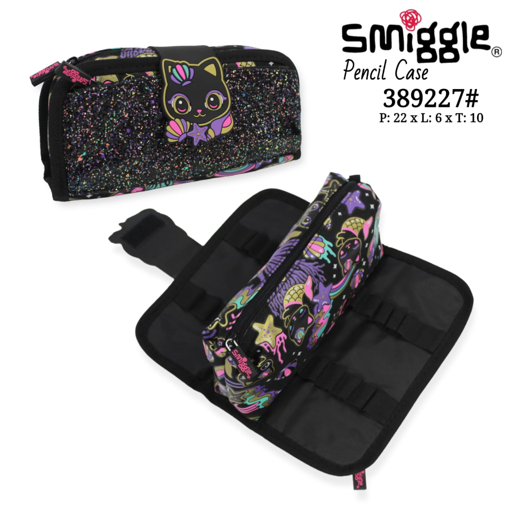 Jual Smiggle Backpack Attach Hey Black / Pink Cat | Shopee Indonesia