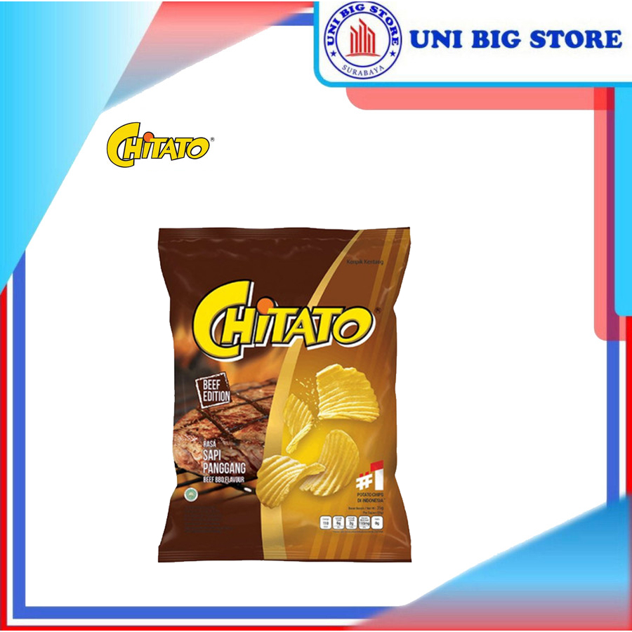 Jual Chitato Potato Chips Sapi Panggang 35 gr Beef BBQ Barbecue ...