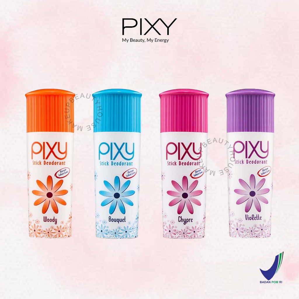 Jual PIXY Stick Deodorant 34gr - Bouquet | Chypre | Violette | Woody ...