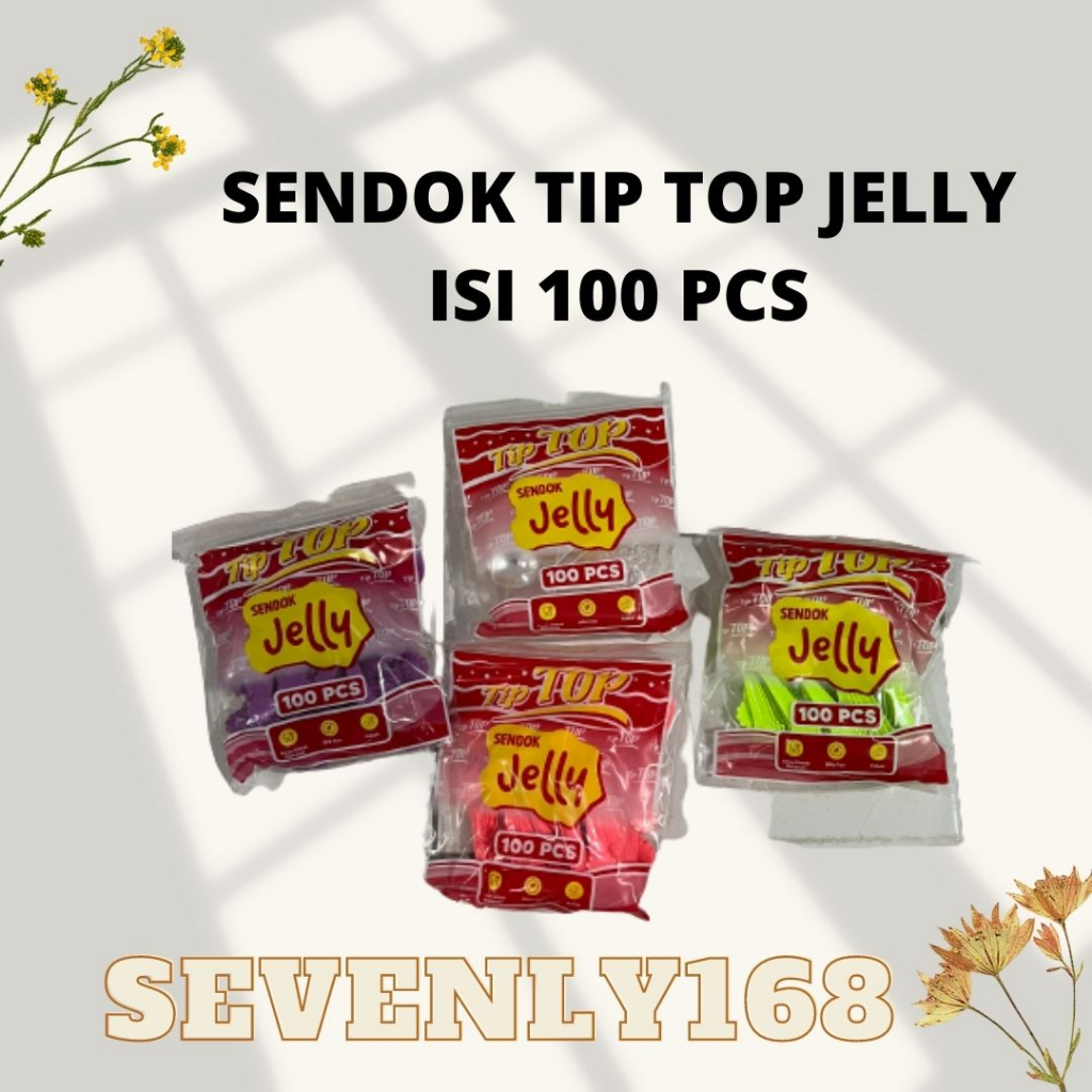 Jual Sendok Jelly / Pudding ( Bening , Putih Susu , Warna ) isi 100 pcs ...