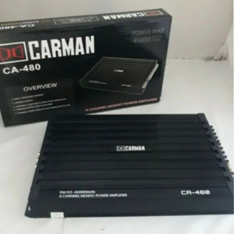Jual Power Carman/AutoLab/Soundman 4 Channel CA-480 HIGH POWER 45,000 Watt | Shopee Indonesia