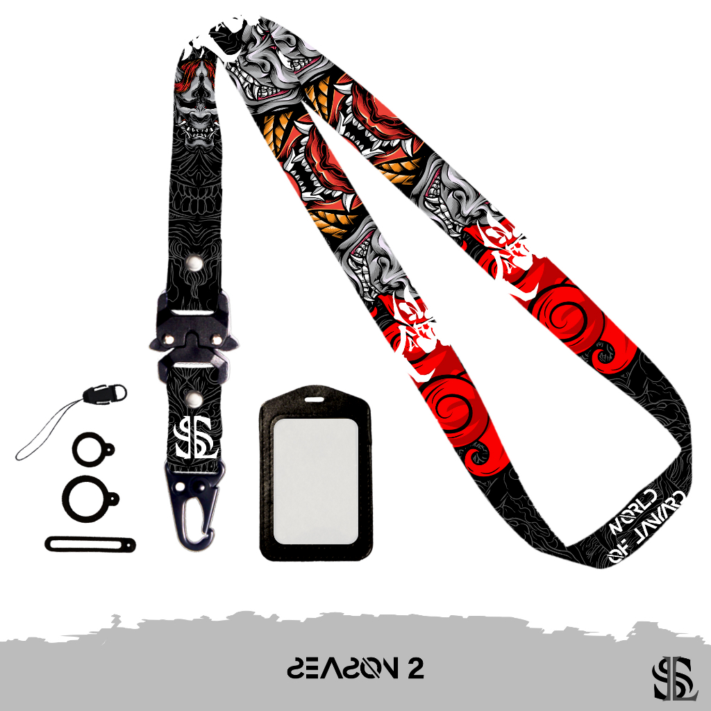 Jual Sumber Lanyard Tali Id Card Oni Series - Oni V2 2cm | Shopee Indonesia