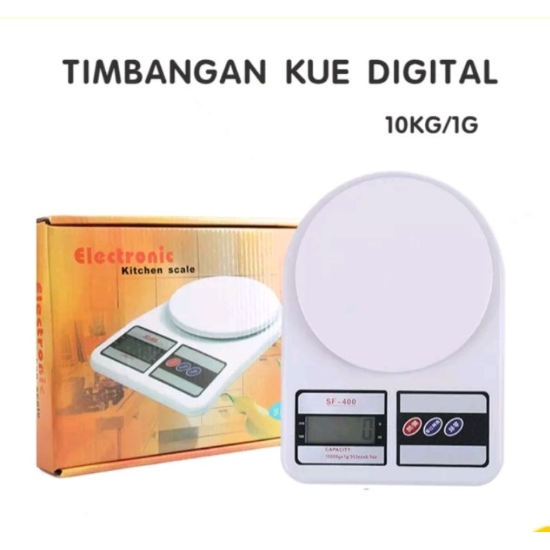 Jual Timbangan Dapur 10kg Digital Kue SF 400 10 kg Kitchen Scale Presisi | Shopee Indonesia