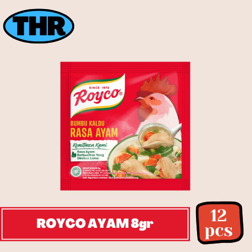 Jual Royco Ayam 8gr Sachet 1 Renceng isi 12pcs | Shopee Indonesia