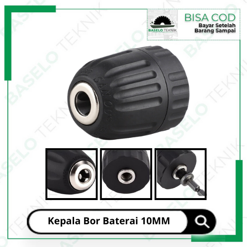 Jual Kepala Bor cas Batre Kepala Untuk Mesin Bor Listrik Baterai 10MM ...