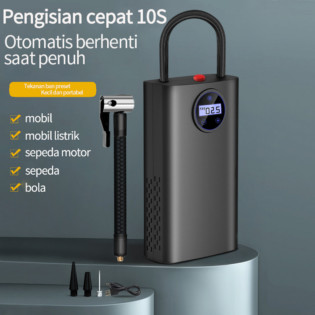 Jual JF 6000mAh pompa angin mobil inflator pompa ban mobil elektrik ...