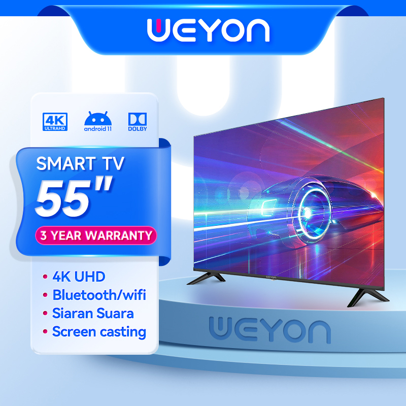 Jual Weyon TV Smart 55 Inch Android TV LED Voice Control-Bluetooth-Web ...