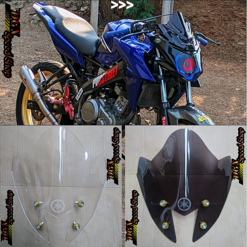 Jual VISOR YAMAHA VIXION NVA/ADVANCE MODEL TERBARU WINDSHIELD VIXION ...