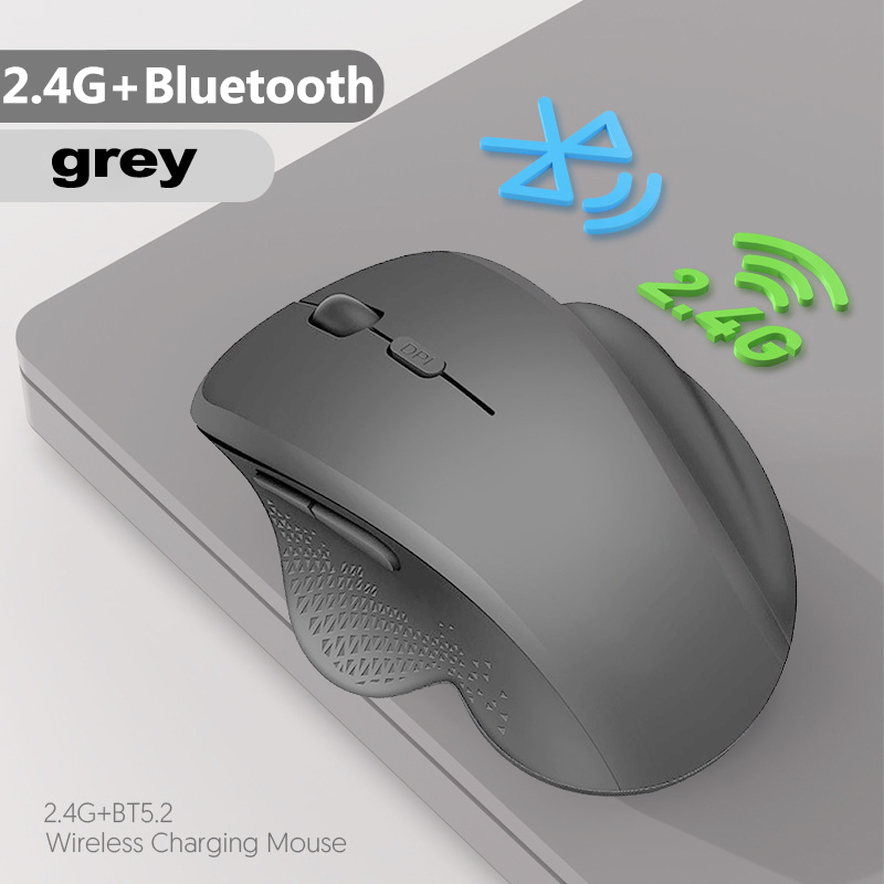 Jual Actual 【COD】Wireless Mouse Rechargeable 2.4G Bluetooth USB Office ...