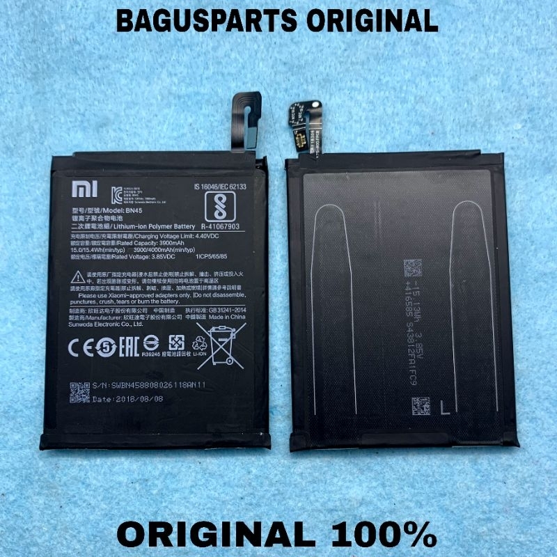 Jual BATERAI BATU BATRAY BATRE BATERAY XIAOMI REDMI NOTE 5 / NOTE 5 PRO ...