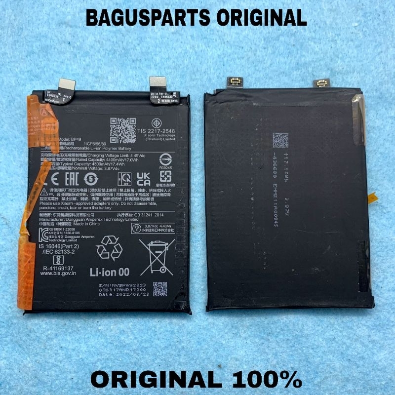 Jual BATERAI BATTERY BATRE BP49 XIAOMI REDMI POCO POCOPHONE F4 5G ...