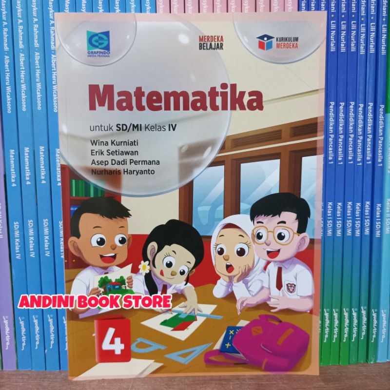 Jual BUKU MATEMATIKA KELAS 1 2 3 4 5 6 SD/MI KURIKULUM MERDEKA GRAFINDO | Shopee Indonesia