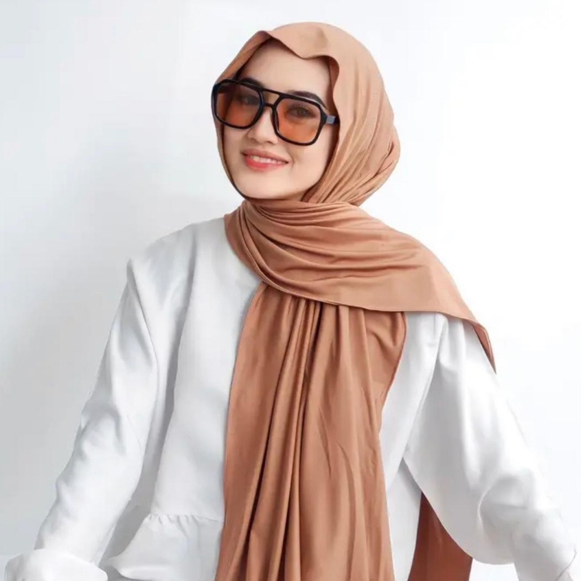 Jual Pashmina Mleyot Jersey Premium Jilbab Instan Terbaru Pasmina ...