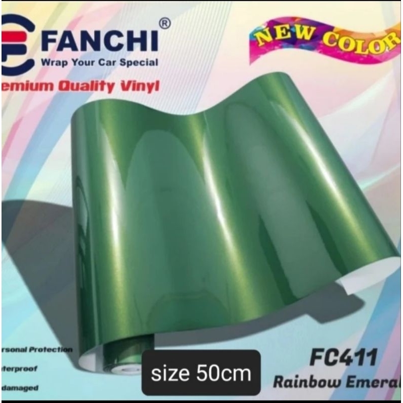 Jual 50cm Sticker Fanchi Magic Candy Flip Color Series Premium Wrap per ...