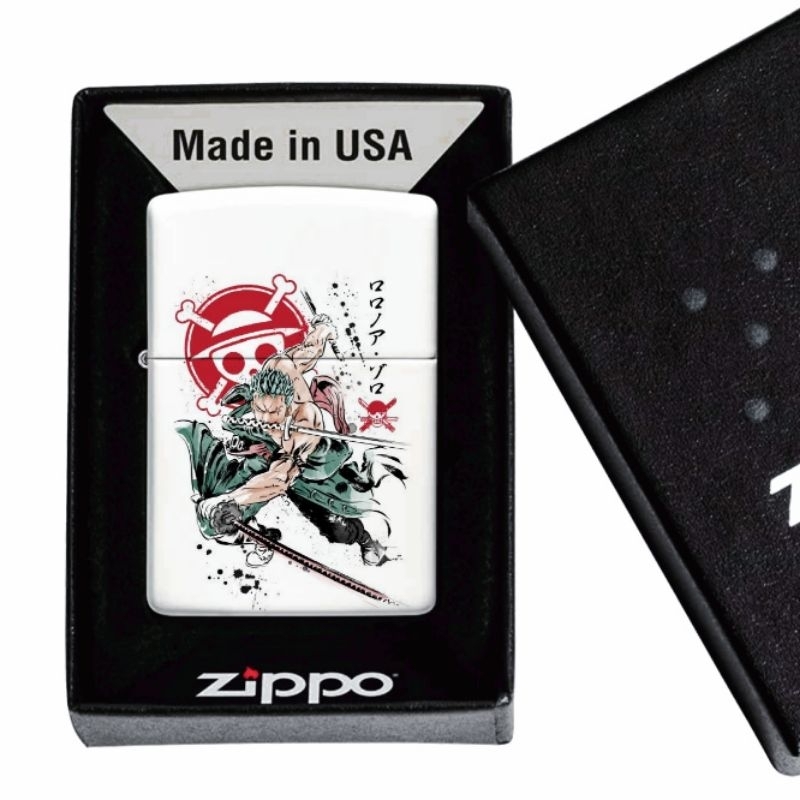 Jual Zippo Zorro one piece Print Uv Korek Api Unik zoro unik | Shopee Indonesia