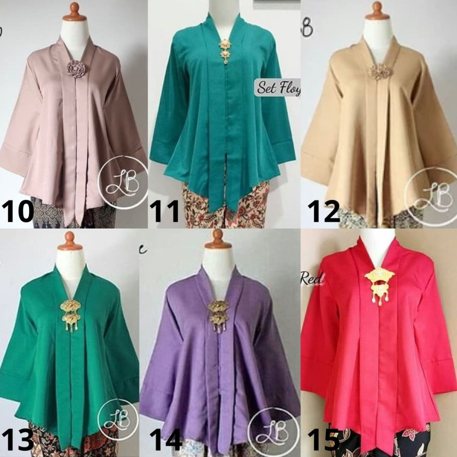 Jual Atasan Kebaya Floy Kutubaru Baloteli Muslim Wanita & Lain nya ...