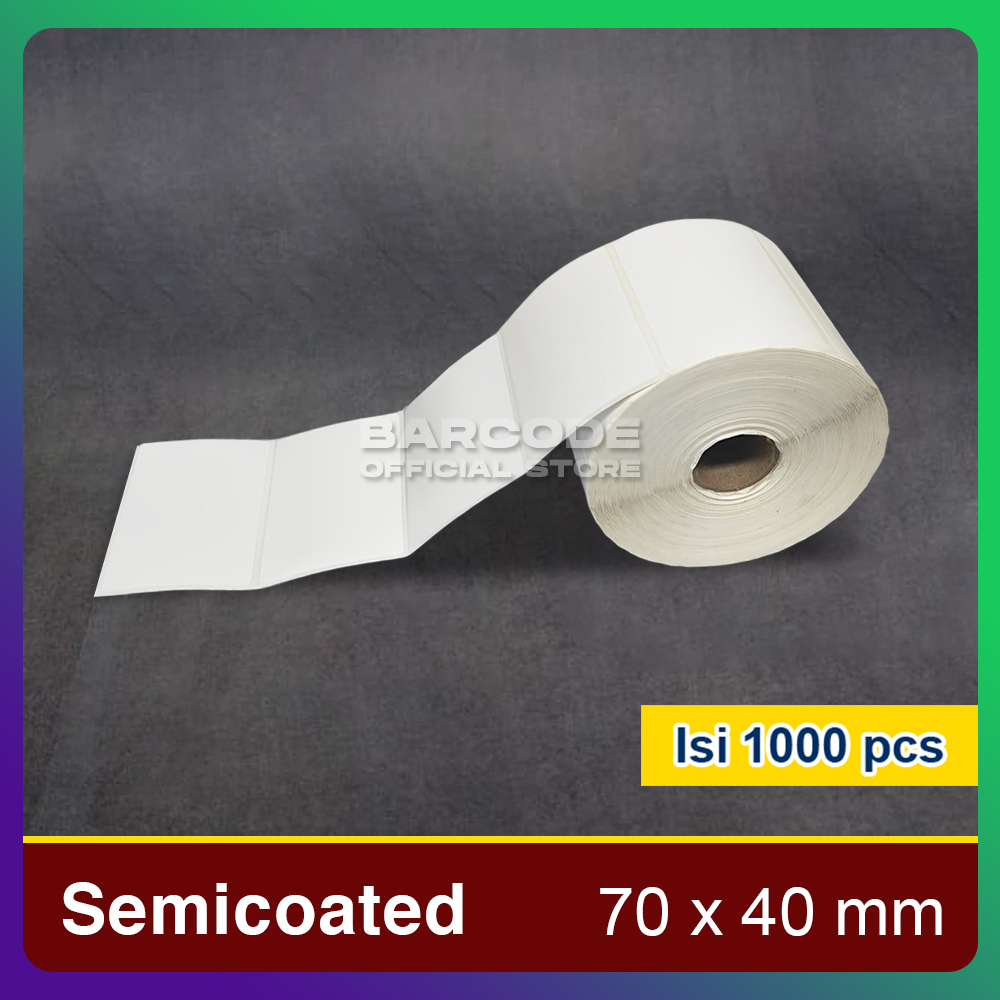Jual Label Barcode 70 x 40 - 70x40 mm - 70x40mm ( 1 Line ) Kertas ...