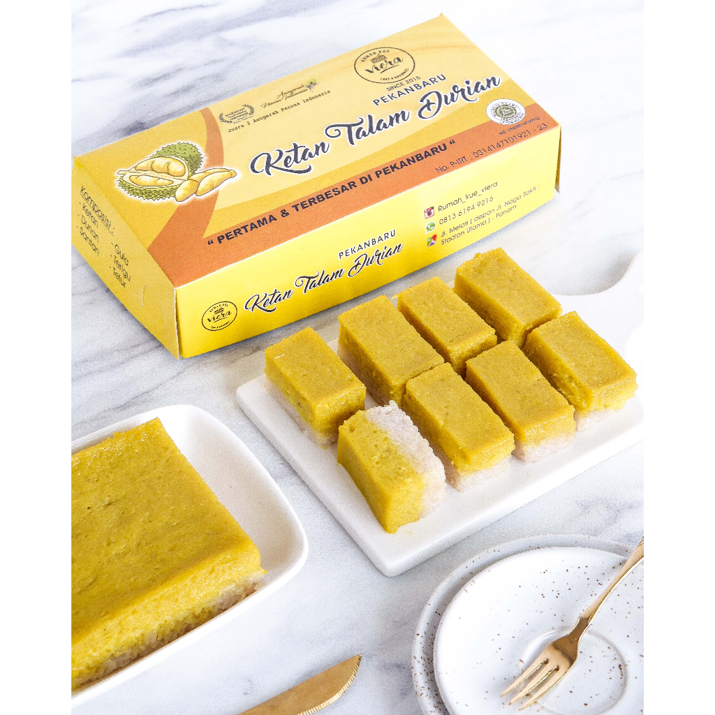 Jual KETAN TALAM DURIAN VIERA OLEH OLEH PEKANBARU | Shopee Indonesia
