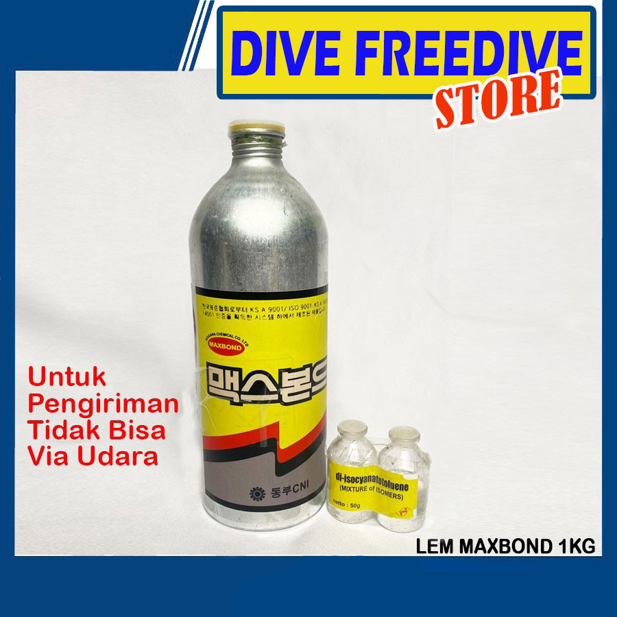 Jual Penambal Lem Perahu Karet PVC Maxbond 1 KG with Mixture Glue ...