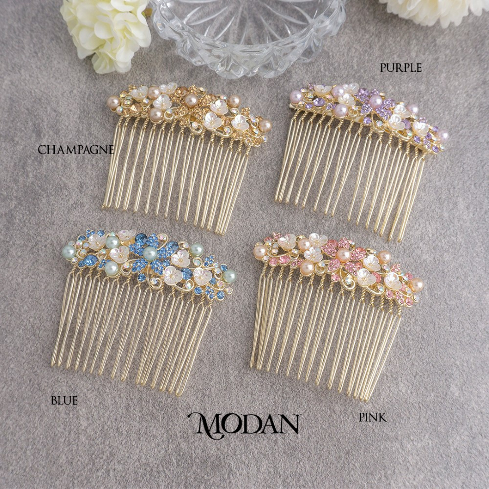 Jual Modan - Wedding Collection Sparkling Colorful Flower with Faux ...