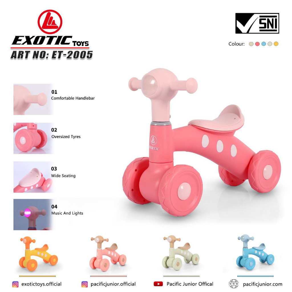 Jual SEPEDA ANAK RODA TIGA 3 TRICYCLE EXOTIC SEPEDA ANAK MURAH | Shopee ...