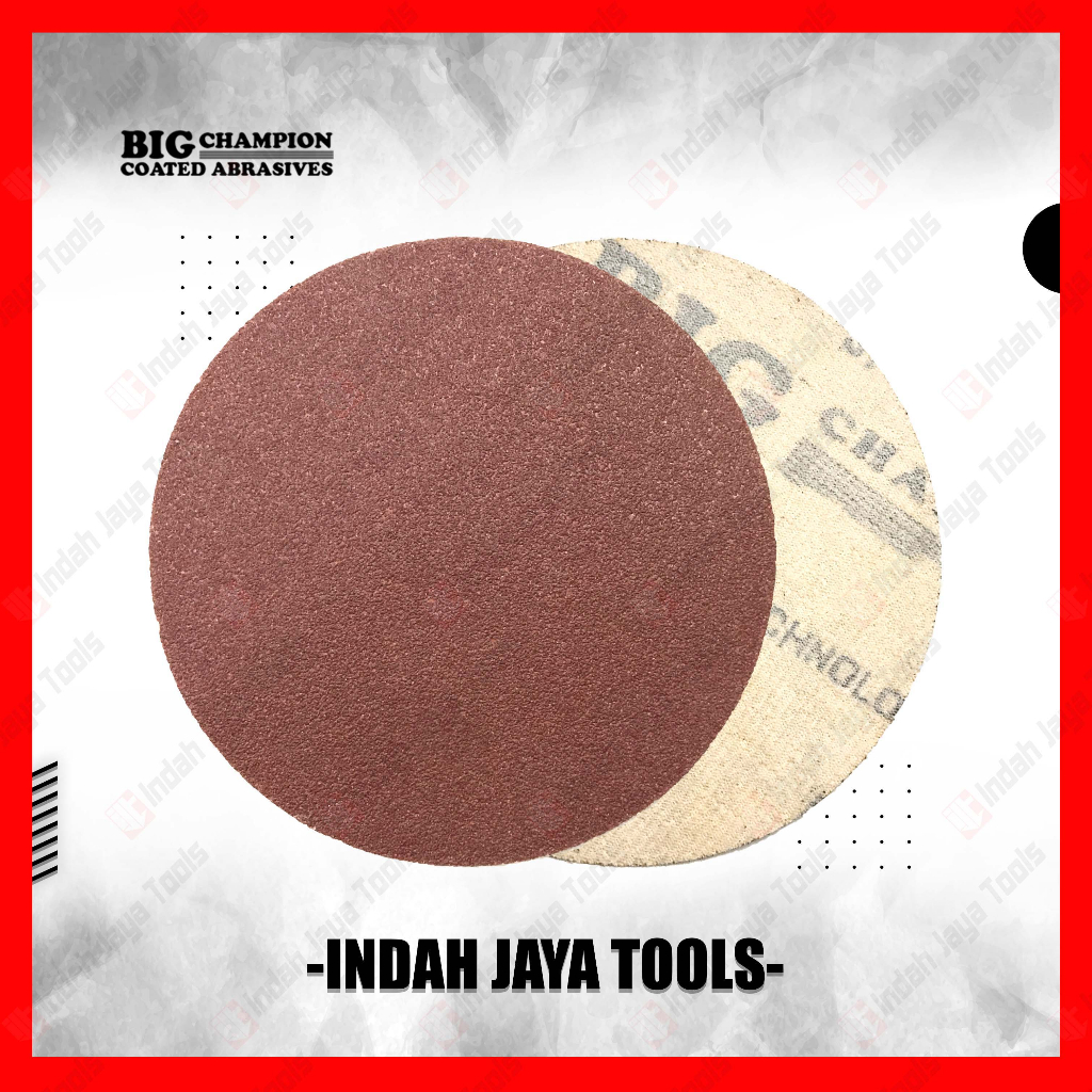 Jual Amplas Bulat Tempel 5 Inch Grit 80 Disc 5" Hamplas Perekat ...