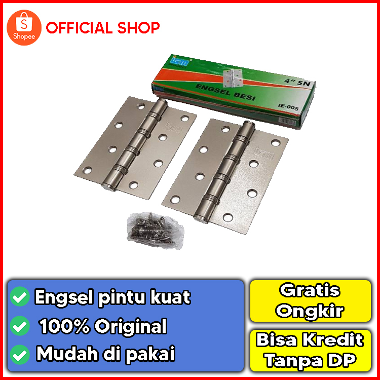 Jual Engsel Pintu Tebal Kuat/ Engsel Pintu Baja Stainless | Shopee ...