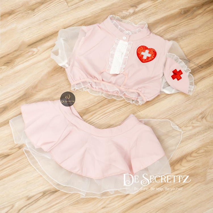 Jual Desecrettz Betty Kostum Suster Cosplay Nurse Sexy With Half Open