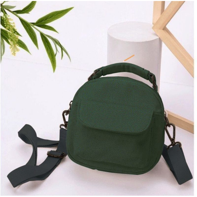 Jual tas ransel mini / Tas Canvas Wanita / Tas Multifungsi selempang ...