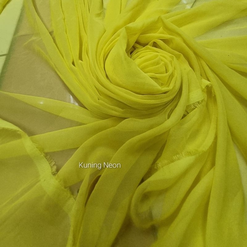 Jual Kain Chiffon Silky / Sifon Silk Polos / Bahan Chiffon Halus Tipis ...