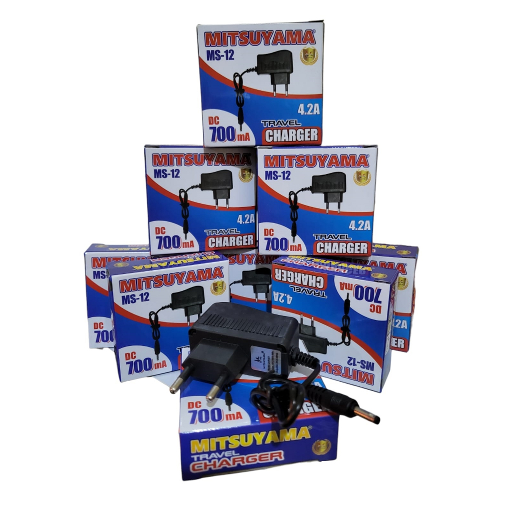 Jual ( COD ) Charger Travel Adapter MS-12 MITSUYAMA untuk SENTER KEPALA ...