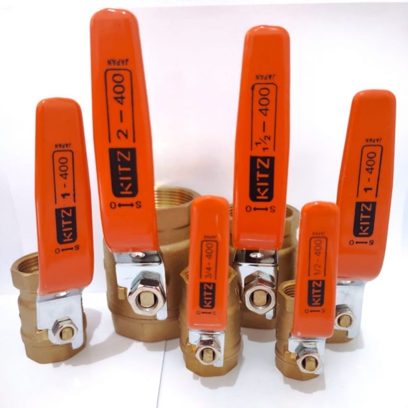 Jual BALL VALVE KITZ KUNINGAN 3/4 INCH / STOP KRAN KUNINGAN HARGA CUCI ...