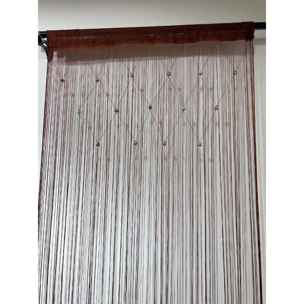 Jual TIRAI BENANG MUTE BOLA KRISTAL/TIRAI DEKORASI/MUJTE ZIGZAG/TIRAI ...