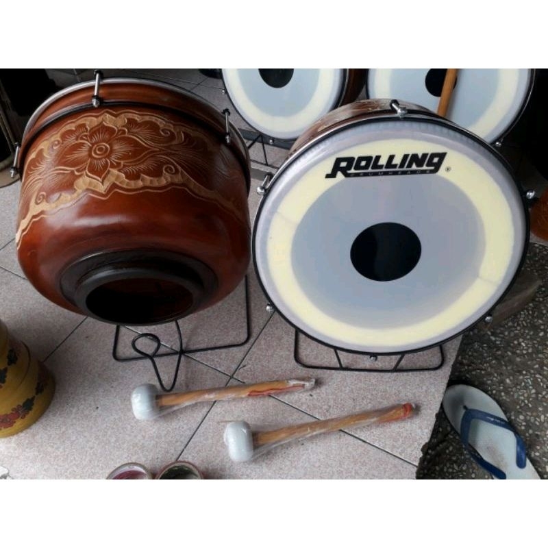Jual Bas hadroh uk 16inch *alat musik bas hadroh | Shopee Indonesia