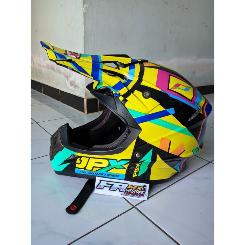 Jual Helem JPX Trail/ cross bekas seperti baru | Shopee Indonesia