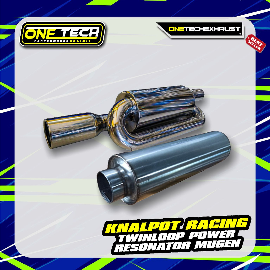 Jual Knalpot Racing Mobil Twin Loop Twinloop Mugen Power Dan Resonator ...