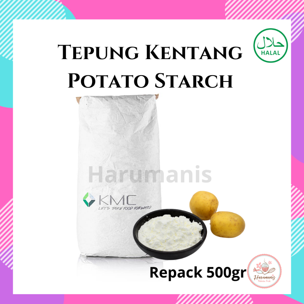 Jual Tepung Kentang Potato Starch Tepung Pati Kentang Repack 500gr ...