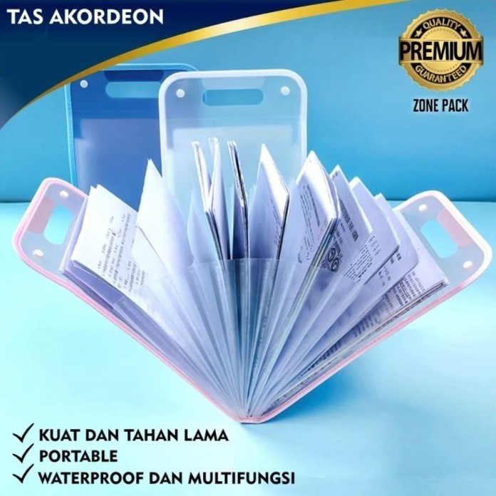 Jual Tas File Holder Kertas A4 13 Sekat Map Bag Dokumen Bags Box Alat ...