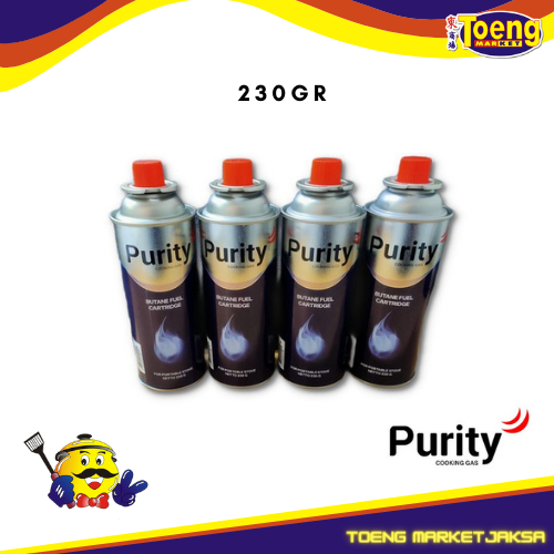 Jual GAS PORTABLE PURITY 230GR / GAS TABUNG MINI 230gr PURITY | Shopee ...