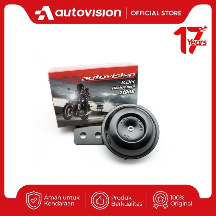 Jual Klakson Motor XDH Single Disc Electric Horn 12V | Shopee Indonesia