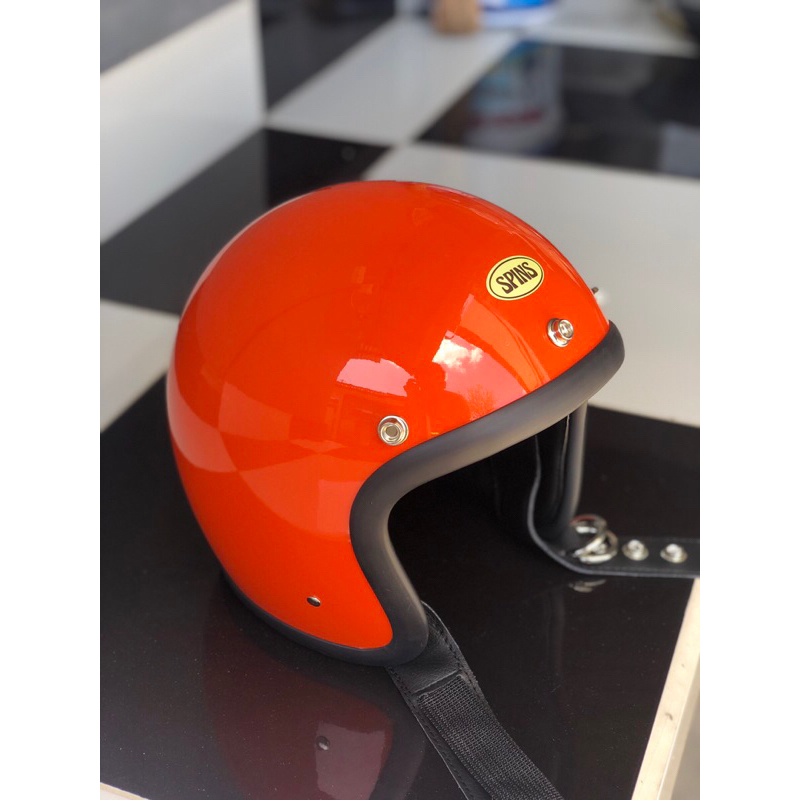 Jual HELM SLIM HEAD FULL CUSTOM // SPINS HELMET | Shopee Indonesia
