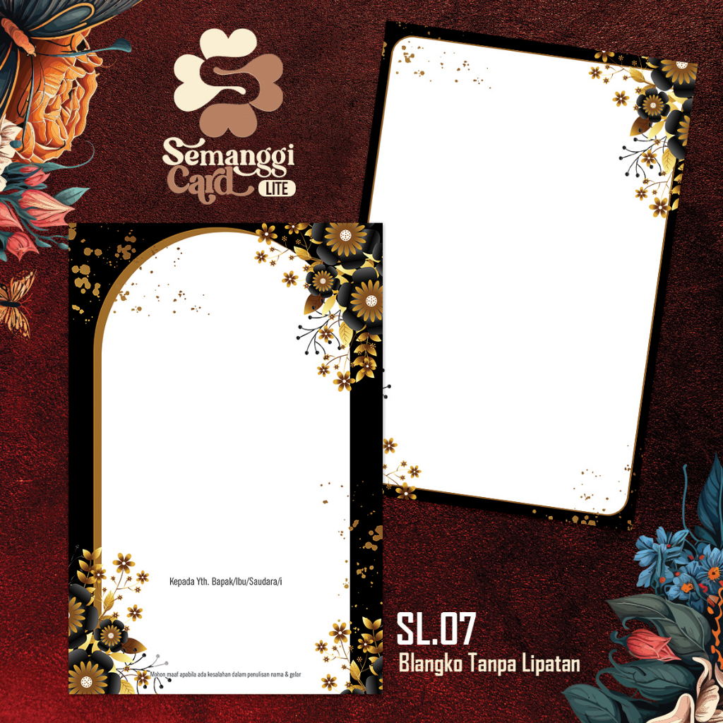 Jual Blangko Semanggi Lite SL07 | Kertas Blangko bolak balik Tanpa ...