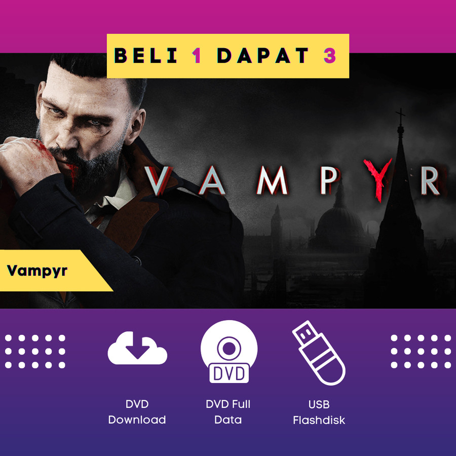 Jual Vampyr | Game PC Original | Shopee Indonesia
