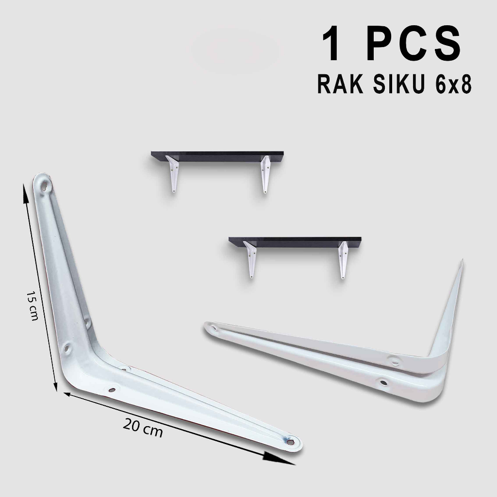 Jual Siku Rak Besi Multifungsi * Siku Rak Dinding * Siku Penyangga Rak ...