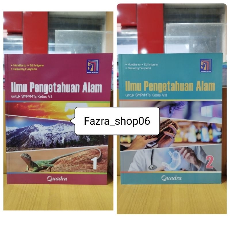 Jual NEW & ORI Buku IPA Ilmu Pengetahuan Alam SMP MTS kelas 1 7 VII, 2 8 VIII Kurikulum Merdeka ...