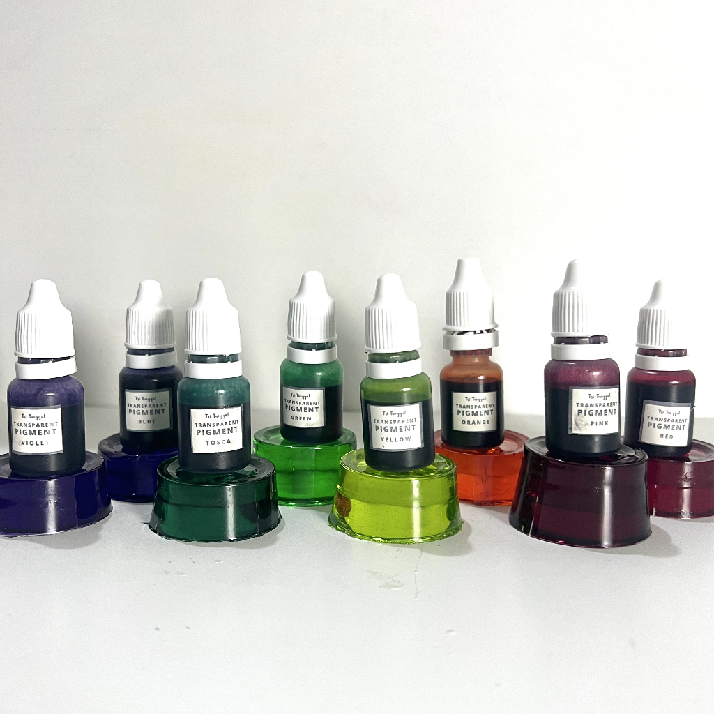 Jual Pigmen Transparant Resin Colour 10ml VARIAN LENGKAP Alcohol Ink ...