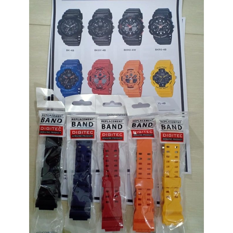 Jual STRAP DIGITEC DA-2011T / TALI JAM DIGITEC DA-2011T ORIGINAL 100% ...