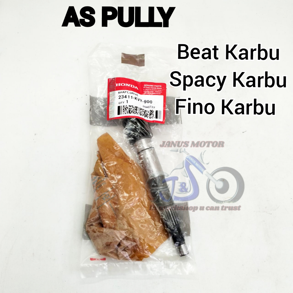 Jual AS Pully belakang Beat Spacy Scoopy Karbu Honda KVY kualitas ...