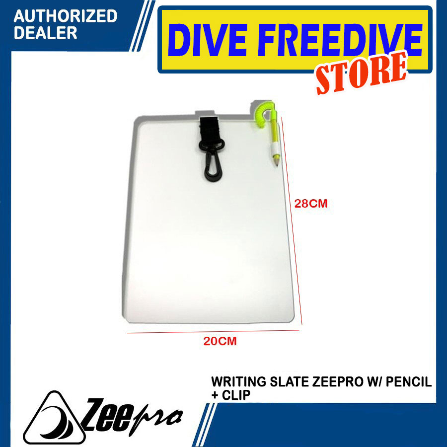 Jual Writing Slate Zeepro with Pencil & Clip 28cm x 20cm Alat Papan ...