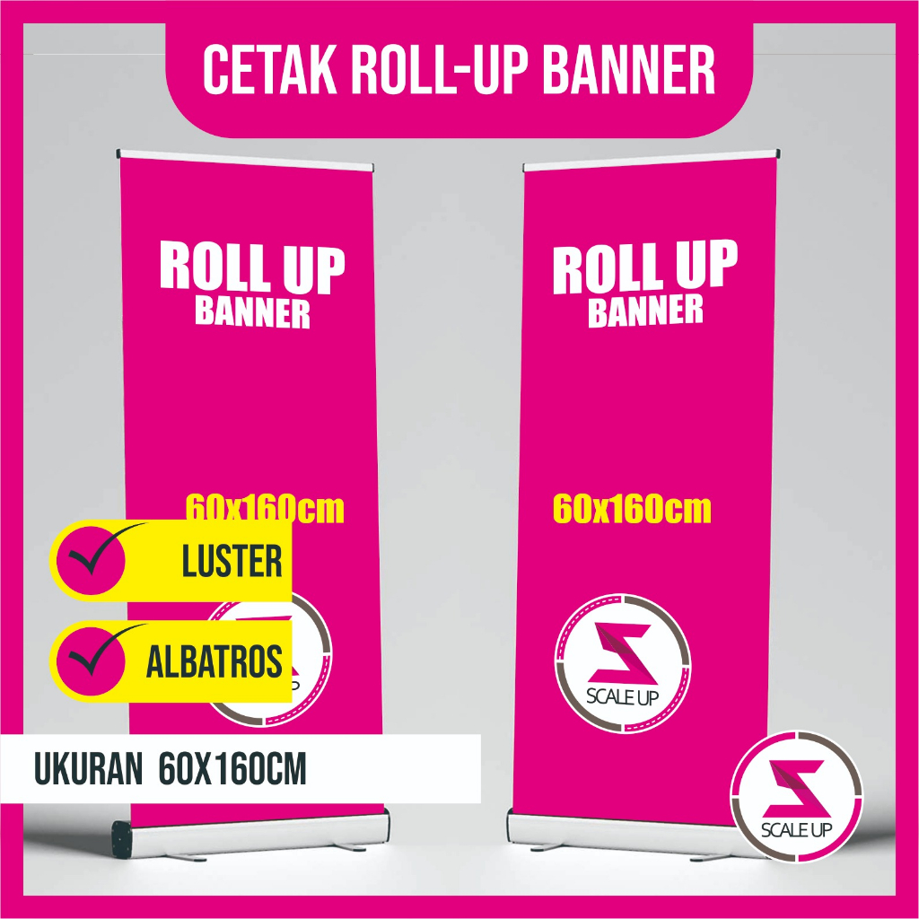 Jual ROLL UP BANNER/CETAK BANNER | Shopee Indonesia